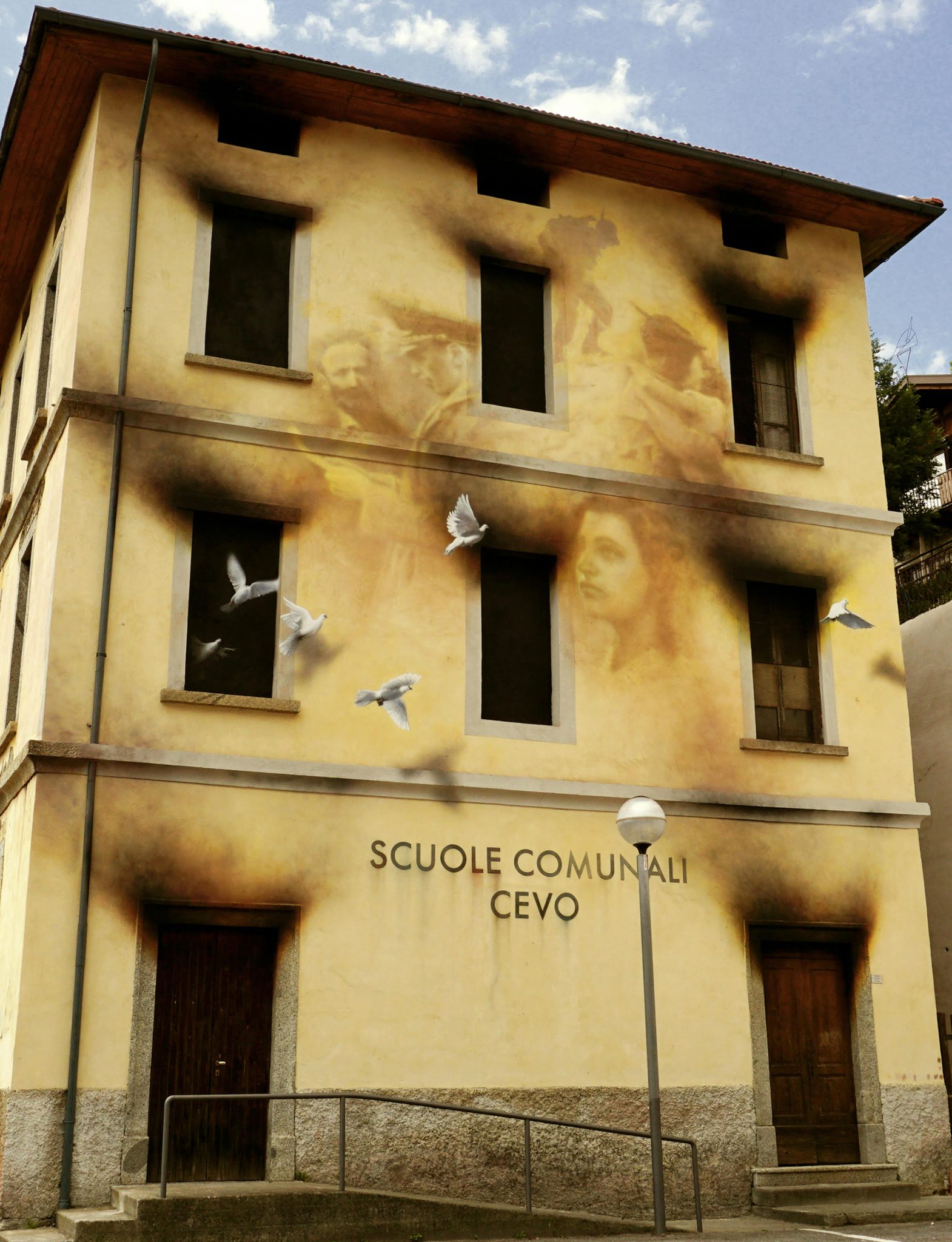 L'imponente e commovente murale di Eron nella Valle dei Segni. Una ...